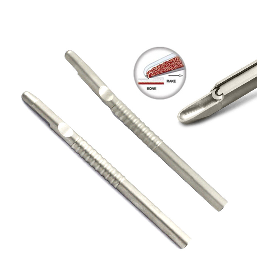 Jual Al Mubarokk Dental Implant Bone Scraper Straight/curved Implant ...