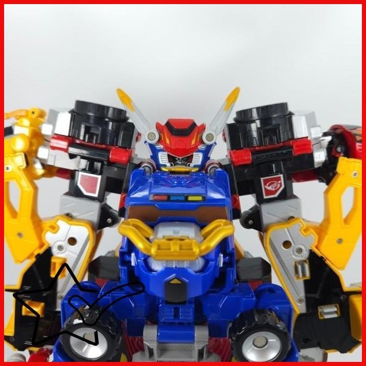 Jual [AGS] DX POWER RANGERS GO BUSTER GOBUSTER OH MEGAZORD BANDAI RARE ...