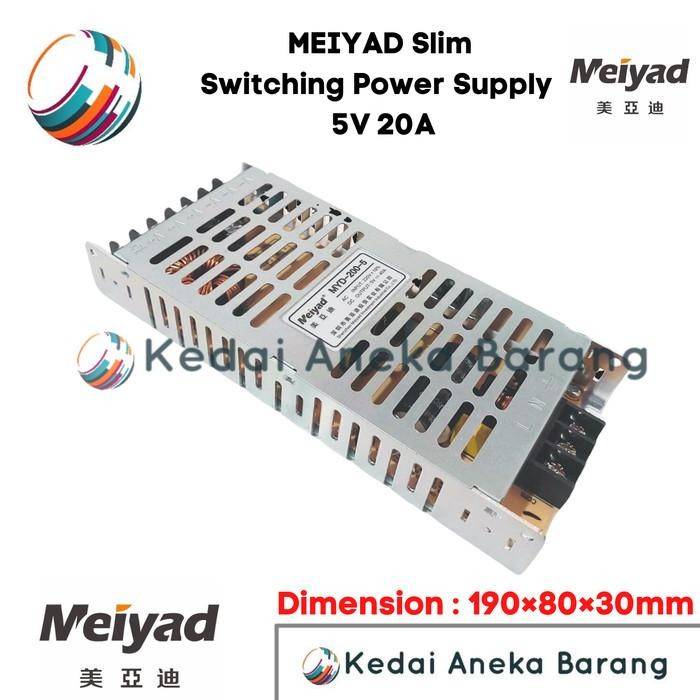 Jual Slim Switching Power Supply PSU Tipis 5V 20A 5 Volt 20 Ampere ...