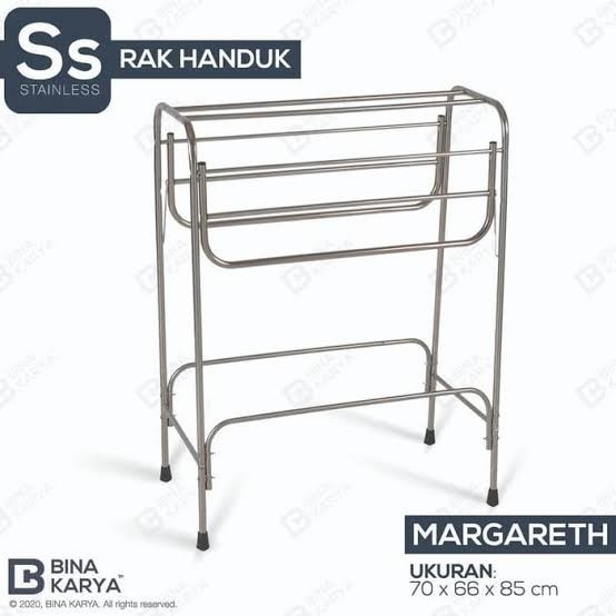 Jual Bina Karya Jemuran Handuk Stainless Margareth Rak Anduk Stenlis ...
