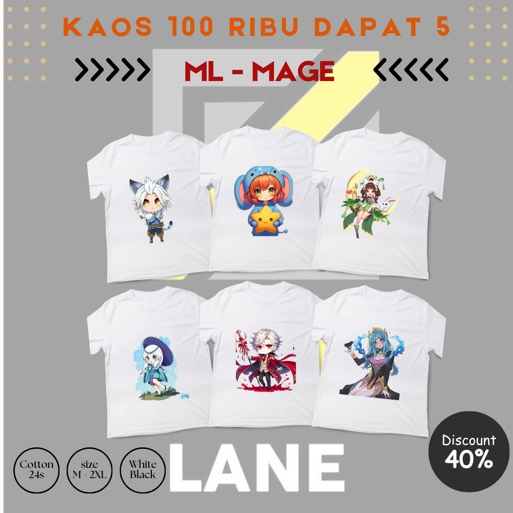 Jual Kaos Distro Pria Murah Keren - Katalog Mage Mobile Legends 100 Ribu dapat 6 Terbaru 2025 by ...