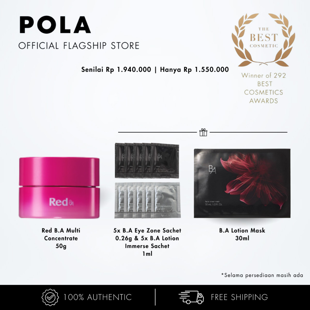 Jual POLA Red B.A Multi Concentrate Facial Cream | Shopee Indonesia