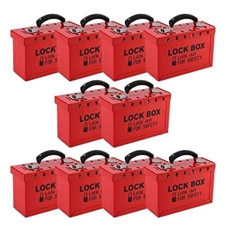 Jual LOTO Box for Lockout Tagout Lock Devices Storage | Shopee Indonesia
