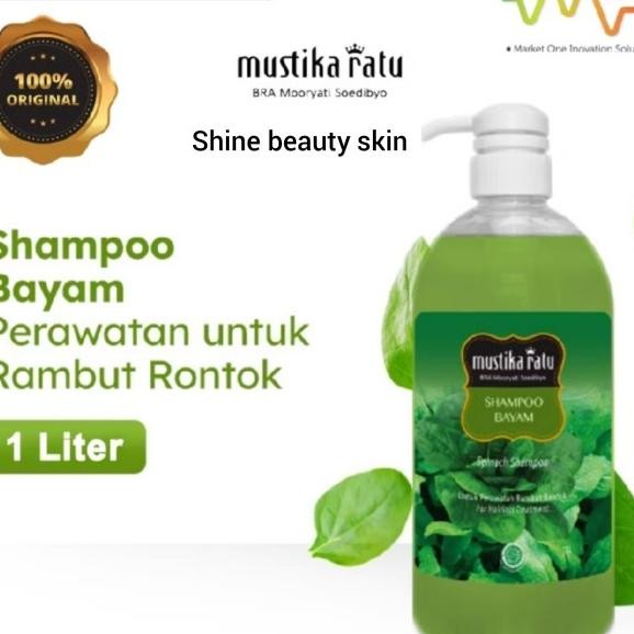 Jual Mutia Ratu Hampoo Bayam 1 Liter | Shopee Indonesia