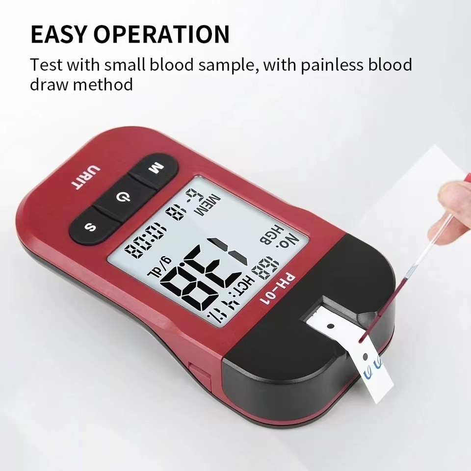 Jual GERAI SUKSES Hemoglobin Analysis Tester Meter Home Hb Analyzer ...