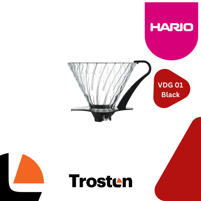 Jual Hario Glass Dripper V60 - Japan Manual Brew Pour Over Coffee ...