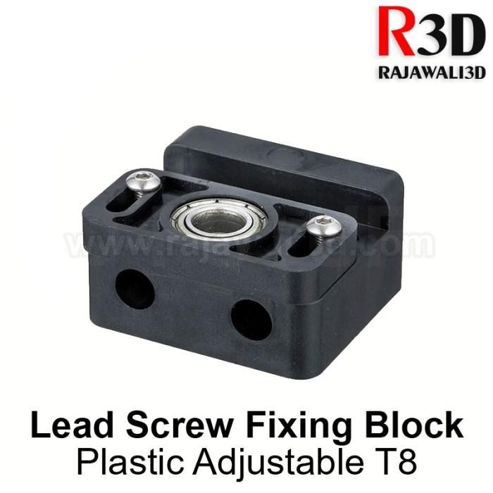 Jual T8 Bracket Lead Screw Leadscrew Fixing Block Blocks Plastic ...