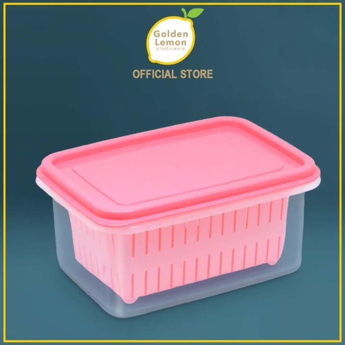 Jual Tempat Ikan Saringan Besar Golden Lemon (Tisk 161) | Shopee Indonesia