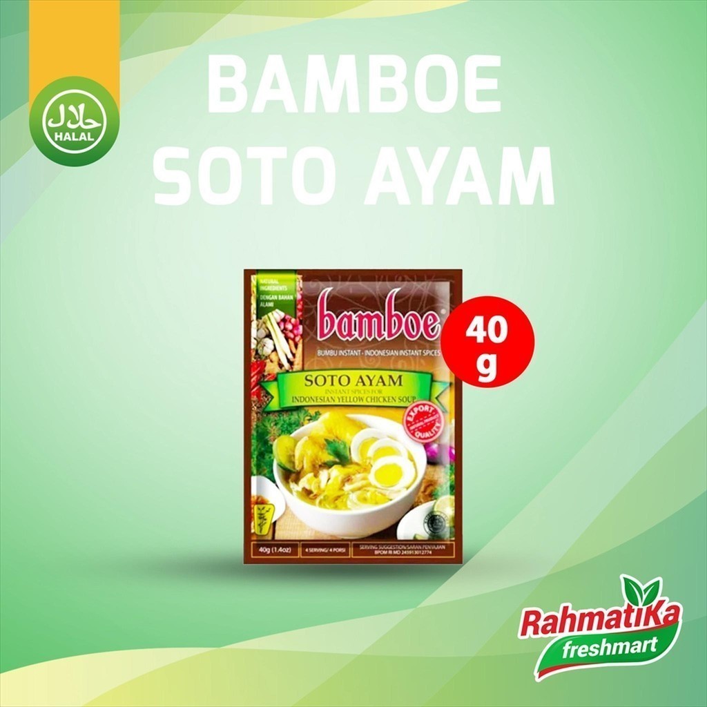 Jual Bamboe Soto Ayam / Bumbu Instan 40 gr | Shopee Indonesia