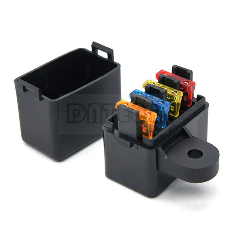 Jual BEAST Four Way Fuse Box Car RV Racing Modification 2 Input Cables ...