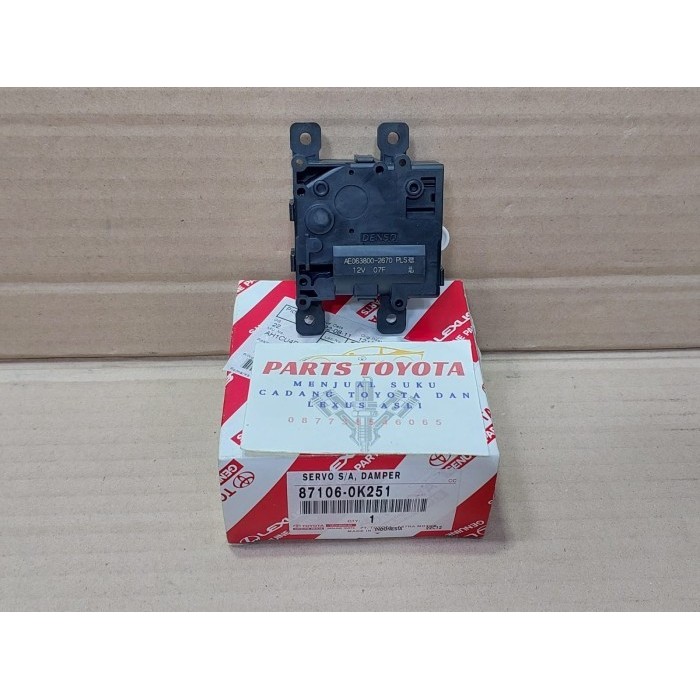 Jual Damper Servo Blower Innova Zenix V Fortuner 2020-2023 Asli 87106 ...
