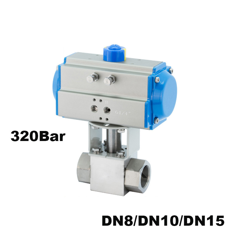 Jual ESKO DN8/DN10/DN15 32Mpa 300bar High Pressure Ball valve 2 Way ...