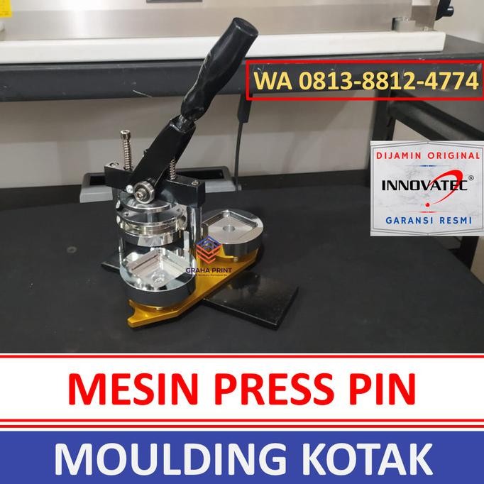 Jual Mesin Press Pin Kotak INNOVATEC - Alat Cetak Pin Kotak Dengan ...
