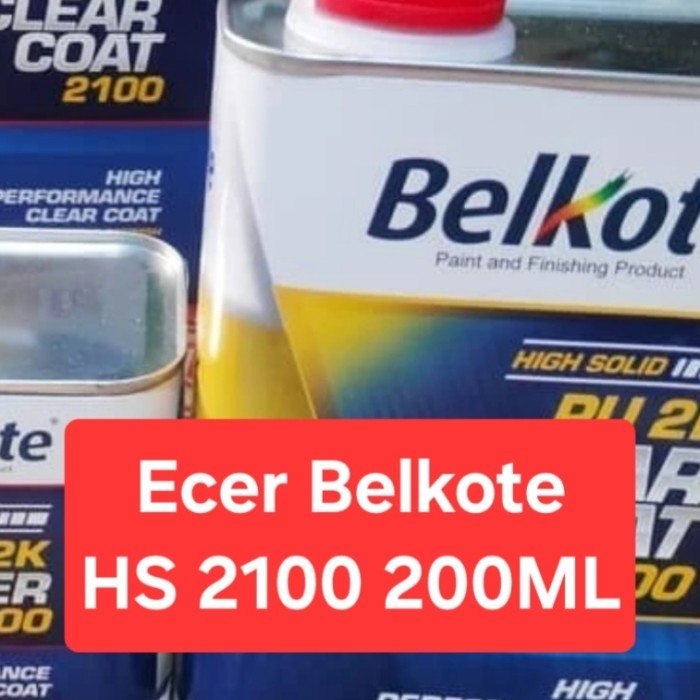 Jual BEBAS ONGKIR - Ecer Belkote 2100 Clear Hs 200ml + 100ml hdr | Shopee Indonesia