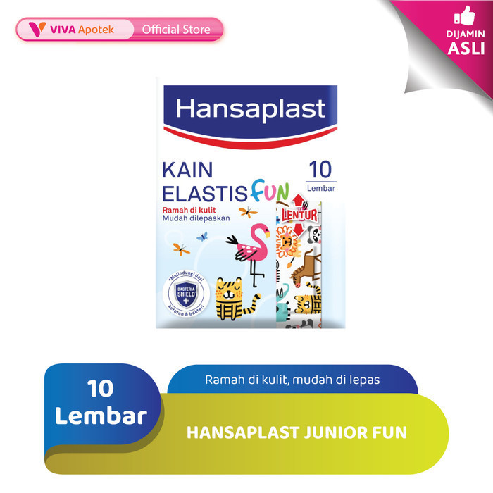 Jual Hansaplast Junior Fun Melindungi Luka dari Kotoran (10 Pcs ...