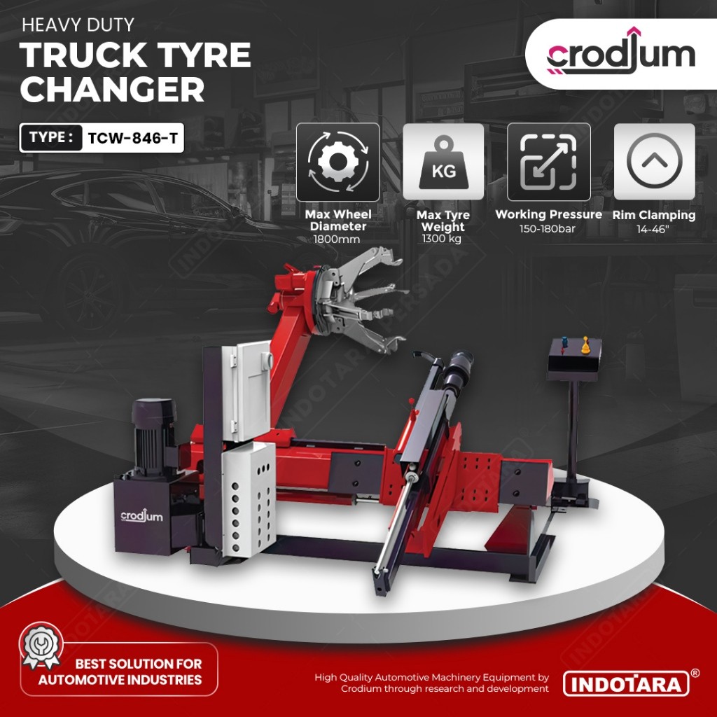 Jual Mesin Pembuka Ban Mobil Truck / Tyre Changer - CRODIUM TCW-846-T ...