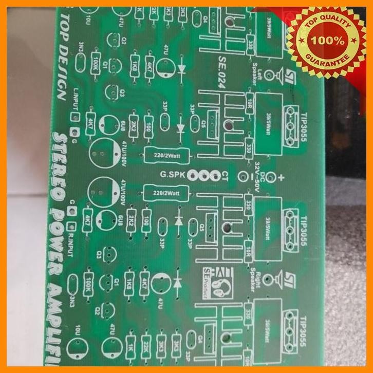 Jual [SPL] KIT POWER AMPLI STEREO FINAL NPN TRANSISTOR SANKEN OR ...