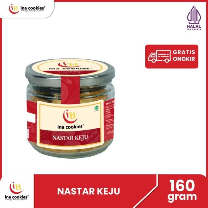 Jual New! Nastar Keju Ina Cookies Toples Reguler Kaca Jar Hampers Kue ...