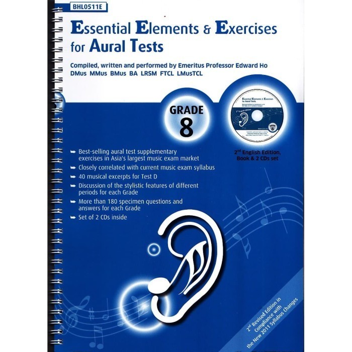 Jual Essential Elements & Exercises for Aural Tests Gr 8 BOOK ONLY ...