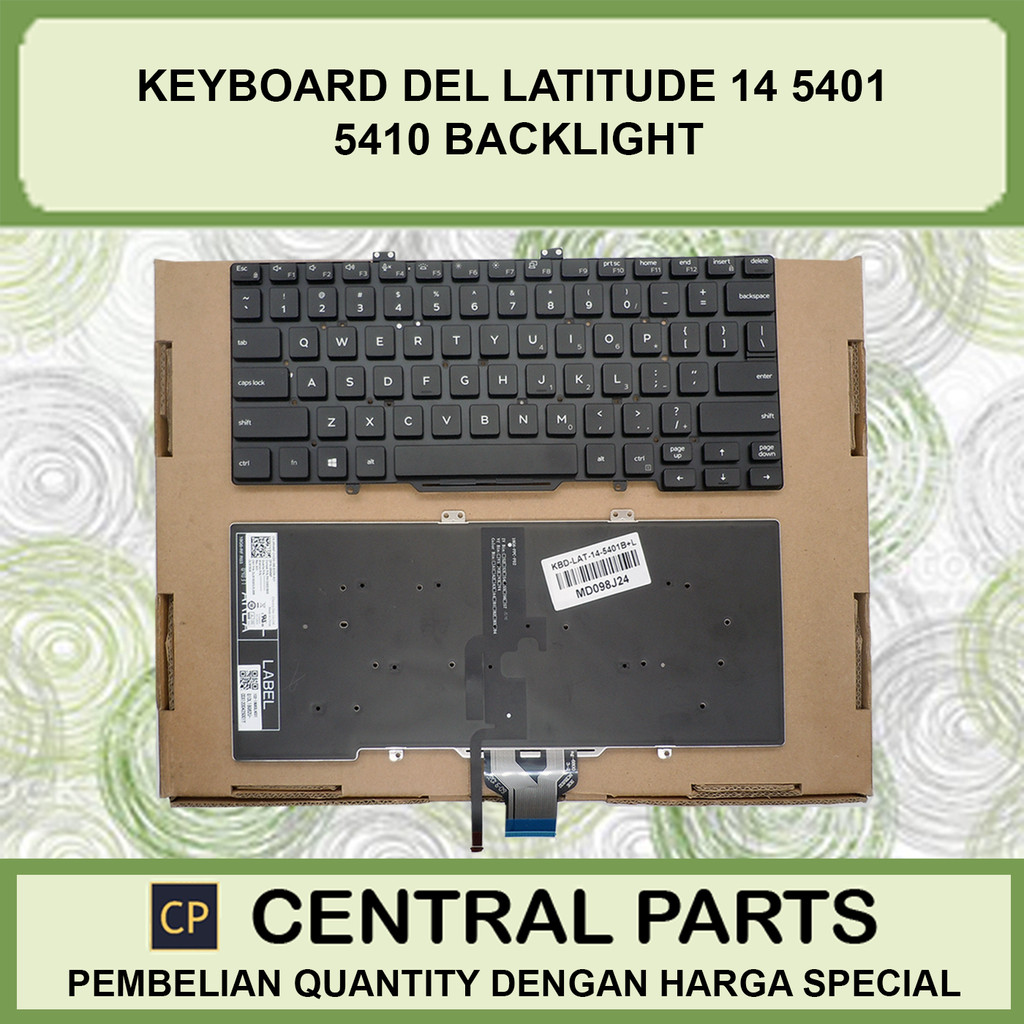 Jual Keyboard Laptop DEL Latitude 14 5401 5410 Backlight | Shopee Indonesia