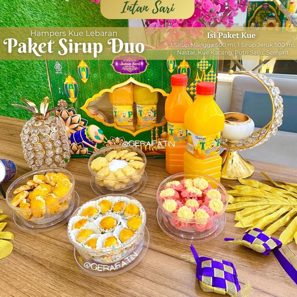 Jual Paket Bellerosa Kue Kering Plus Sirup / Paket Sirup Lebaran Edisi ...