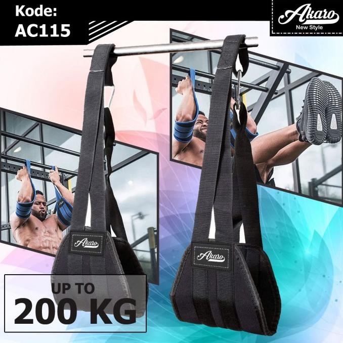 Jual Terjangkau Hanging Ab Strap Gym Ac115 | Abdominal Hanger Tali Gym ...