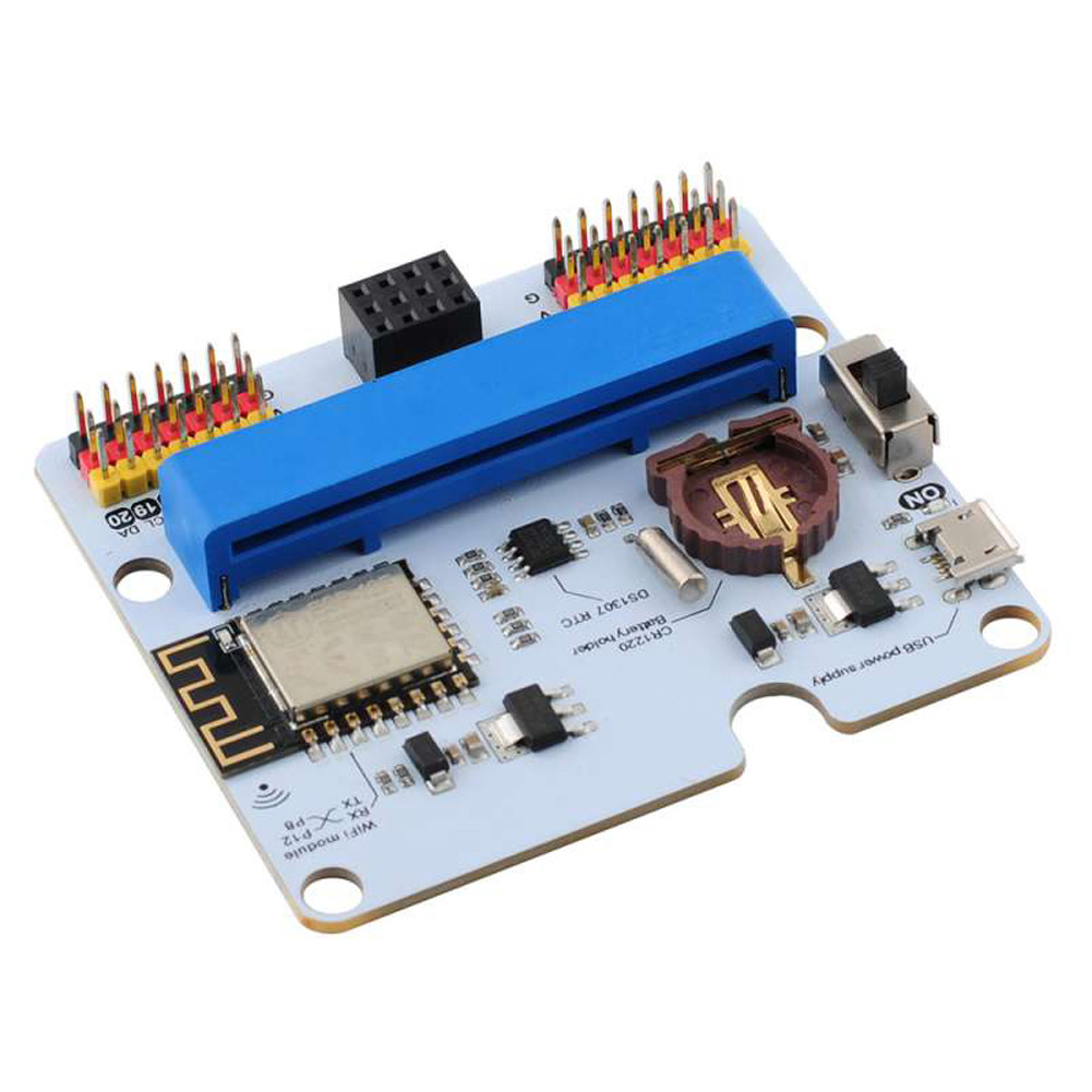 Jual MUSK IOT:bit Internet WIFI Extension Board For micro:bit ESP8266 WiFi/Buzzer/RTC Module ...