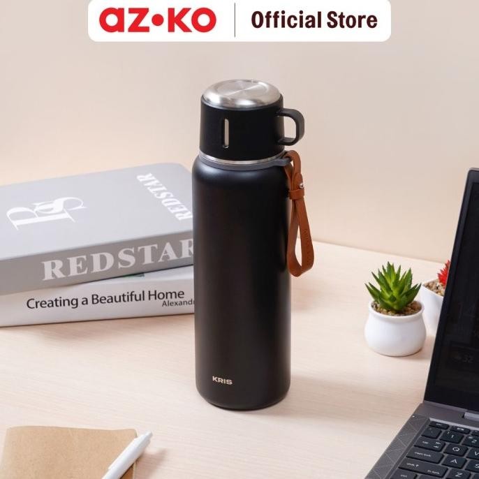 Jual Murah Azko Kris 9 Ml Camper Botol Vacuum Flask - Hitam Tumbler ...