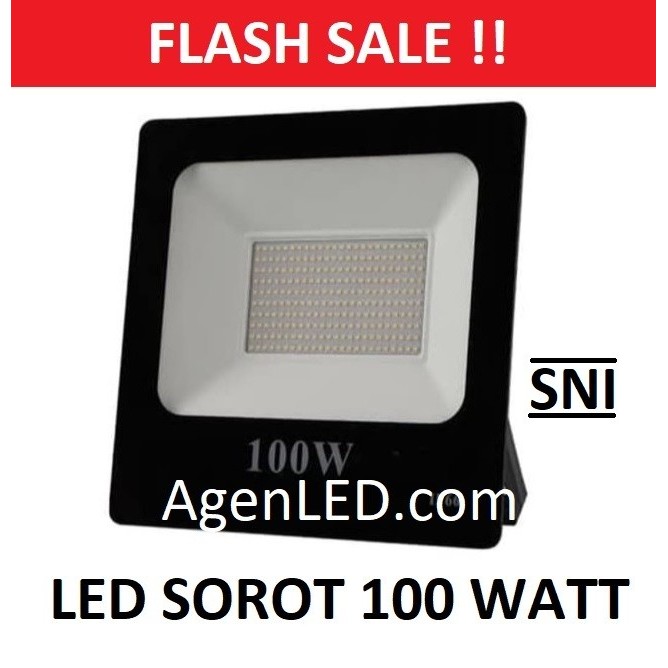 Jual Led Sorot 100W Flood Light Lampu Floodlight Tembak 100 Watt Outdoor Lx | Shopee Indonesia