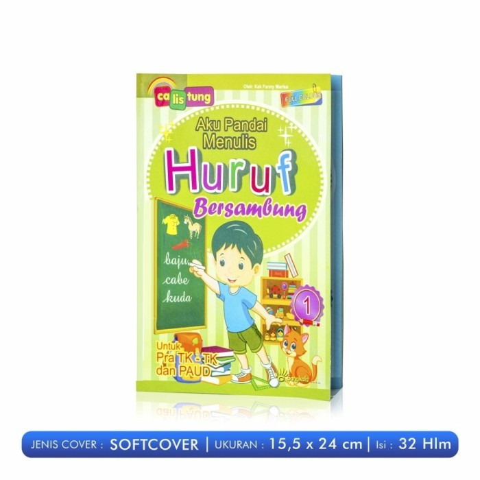 Jual Buku Menulis Anak Aku Pandai Menulis Huruf Bersambung 1 Untuk Pra ...