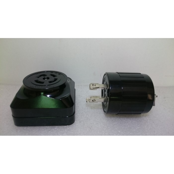 Jual MEIKOSHA, Male / Female, 4 pin LOCK 30A (30 Amp) Plug/socket 250V ...