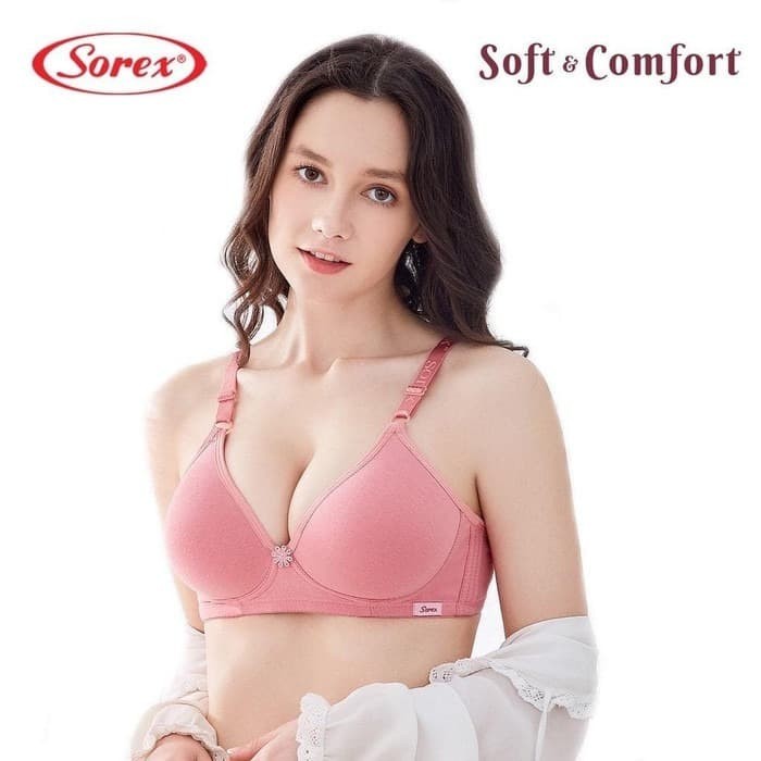 Jual Bh Tanpa Kawat Busa Tipis Soft Comfort Bra Sorex 17228 | Shopee ...