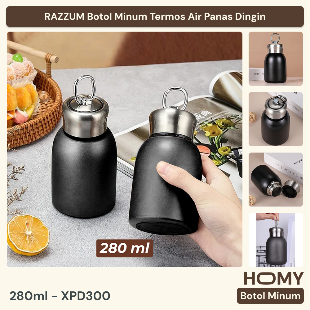 Jual RAZZUM Botol Minum Termos Air Panas Dingin Insulation Bottle 280ml ...