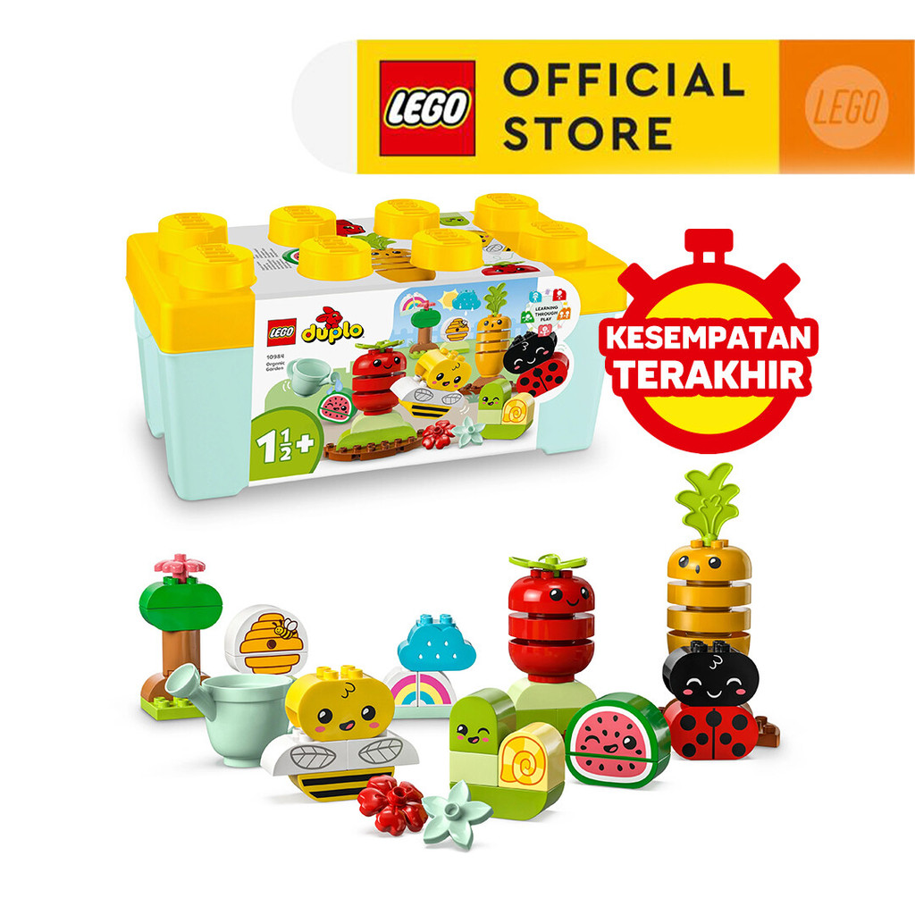 Jual LEGO DUPLO My First 10984 Organic Garden Building Toy Set (43 ...