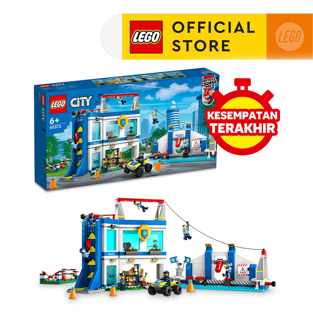 Jual LEGO City 60372 Police Training Academy Building Toy Set (823 ...