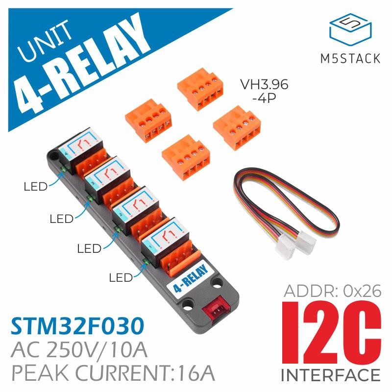 Jual New M5Stack Official 4-Relay Unit | Shopee Indonesia
