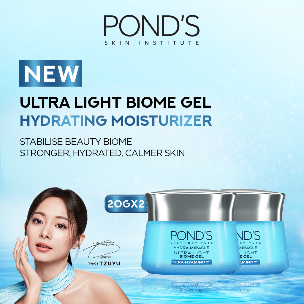 Jual PONDS HYDRA MIRACLE ULTRA LIGHT BIOME GEL - HYDRATING MOISTURIZER ...