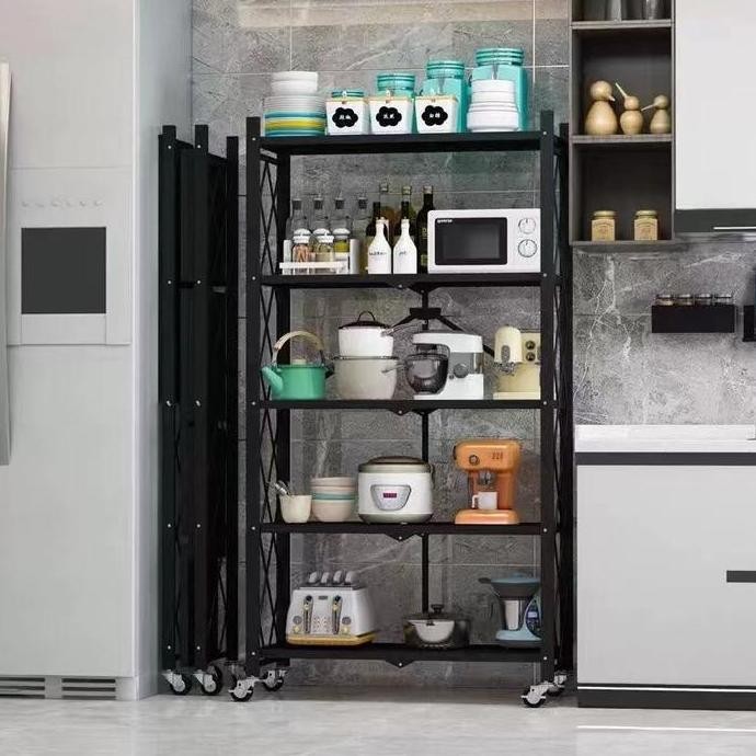 Jual E-TIFE [Tanpa Instalasi ] Rak Dapur Multi-fungsi Rak Lipat Rak ...