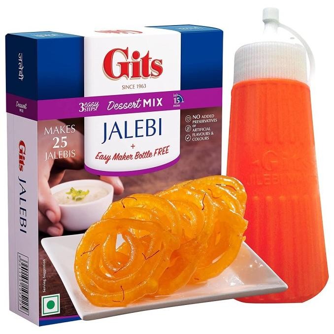 Jual @=@=@=@=] Makanan India GITS JALEBI MIX 100G / JILEBI / Manisan ...