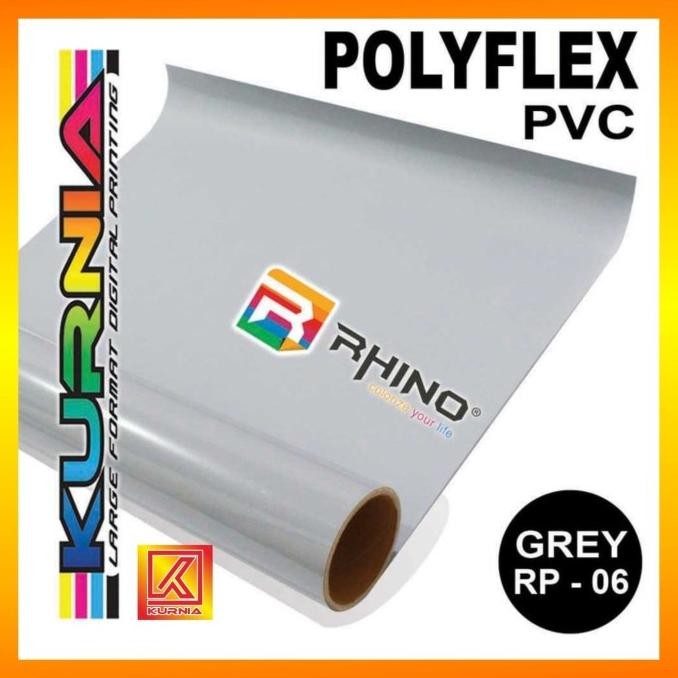 Jual POLYFLEX KOREA RHINO PVC GREY | Shopee Indonesia
