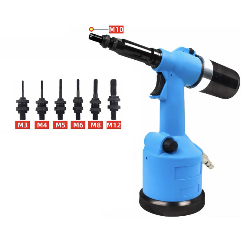 Jual RAW Pneumatic Air Rivet Nut Guns Automatic Insert threaded Pull ...