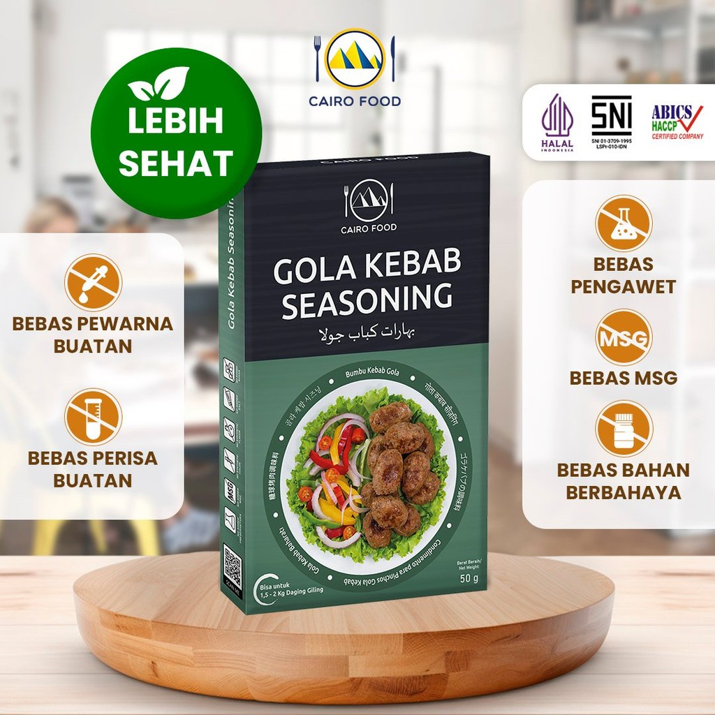 Jual Bumbu Gola Kebab Spice Mix Sehat - Cairo Food | Shopee Indonesia