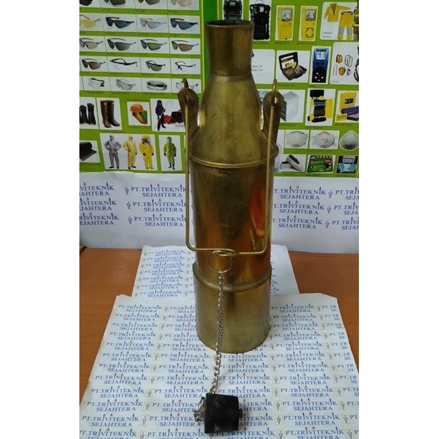 Jual Baru Oil Sampling Can Fuel Sampler,Botol Kuningan Sampel Minyak ...