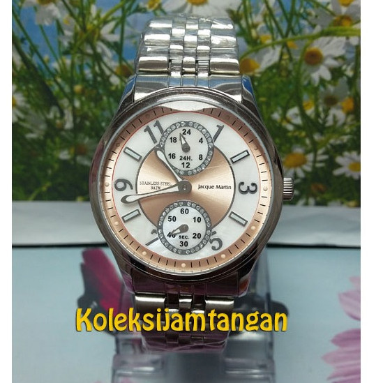 Jual Jam Tangan Wanita Jacque Martin 238 Pink Jacque Martin 238 Ladies ...