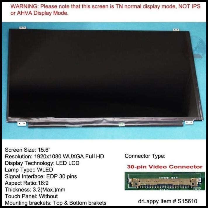 Jual Layar Lcd Led Screen Asus Rog Gl503Ge Gl503Vd Series 15.6" Full Hd ...