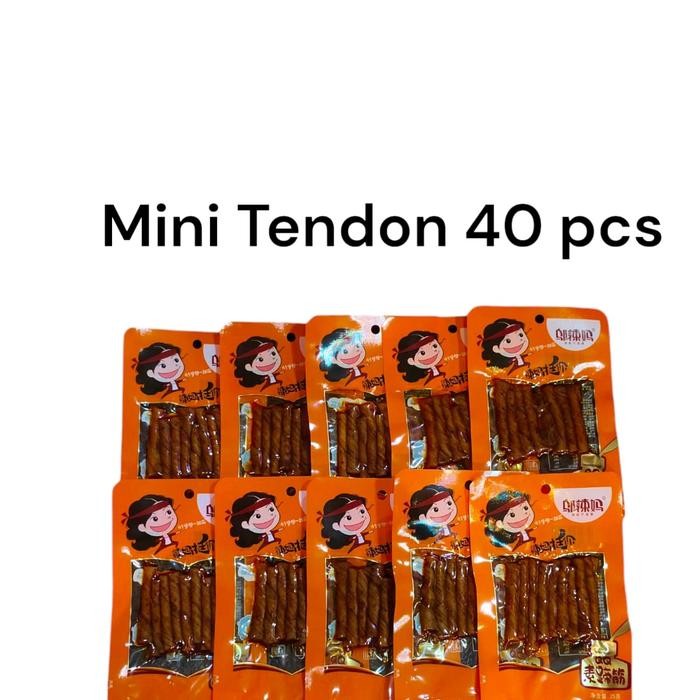 Jual Promo Paket 40 pcs latio Tendon Mini spicy snack siap saji Ready ...
