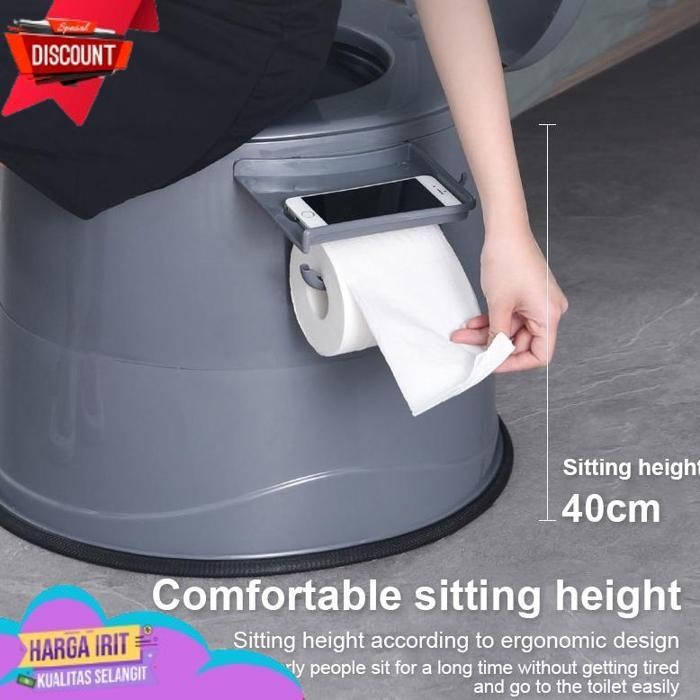 Jual PROMO WC DUDUK PORTABLE PISPOT KURSI TOILET DUDUK TOILET KURSI ...