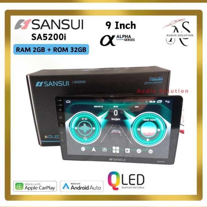 Jual Promo Headunit Android Sansui Alpha Qled 9 Inch 10 Inch Ram 2