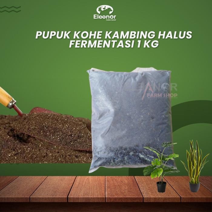 Jual Pupuk Kohe Kambing Halus Fermentasi Pupuk Tanaman Organik 1 Kg ...