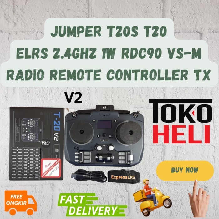 Jual Jumper T20S T20 Elrs 2.4Ghz 1W Rdc90 Vs-M Radio Remote Controller ...